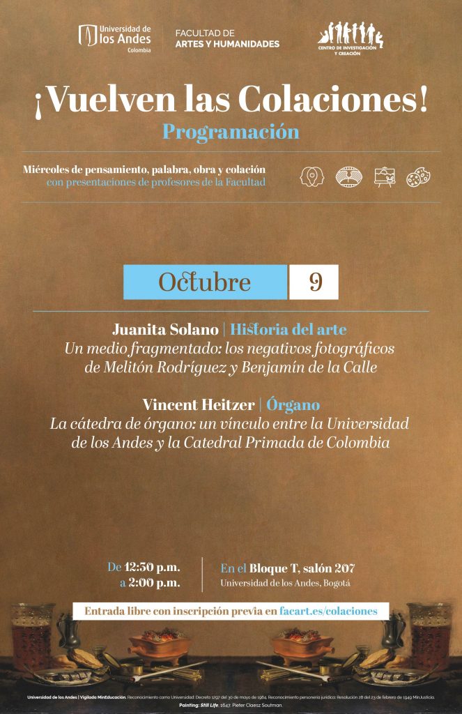 Miércoles de pensamiento, palabra, obra y colación - Departamento de Historia del Arte ...