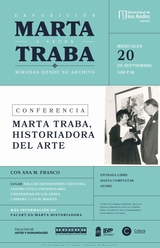 Marta Traba, historiadora del arte | Universidad de los Andes